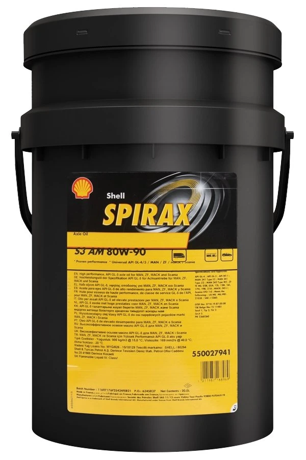 SHELL SPIRAX S3 AM 80W-90 - 20l